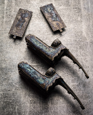 The First Pair of Westley Richards 4 bore Hand Detachable Lock, SST gu ...