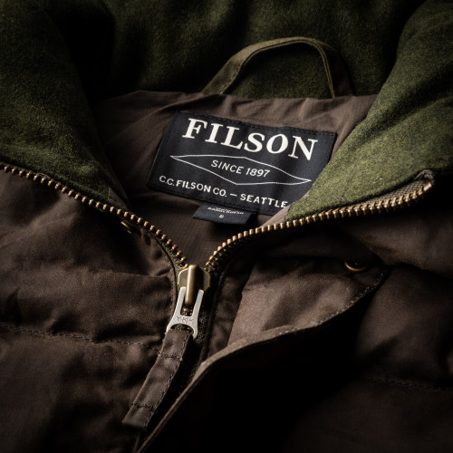 Filson Down Cruiser Jacket in Otter Green