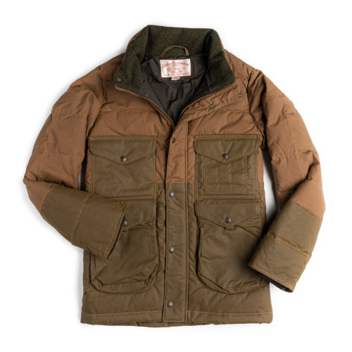 Filson Down Cruiser Jacket in Dark Tan
