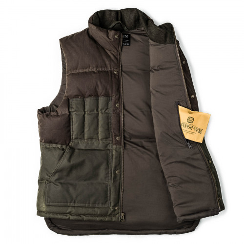 Filson Down Cruiser Vest in Otter Green