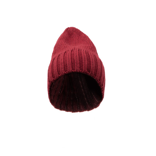 Inverni Cashmere Knit Hat in Wine
