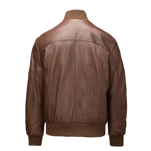 L'Impermeabile Lambskin Bomber Jacket