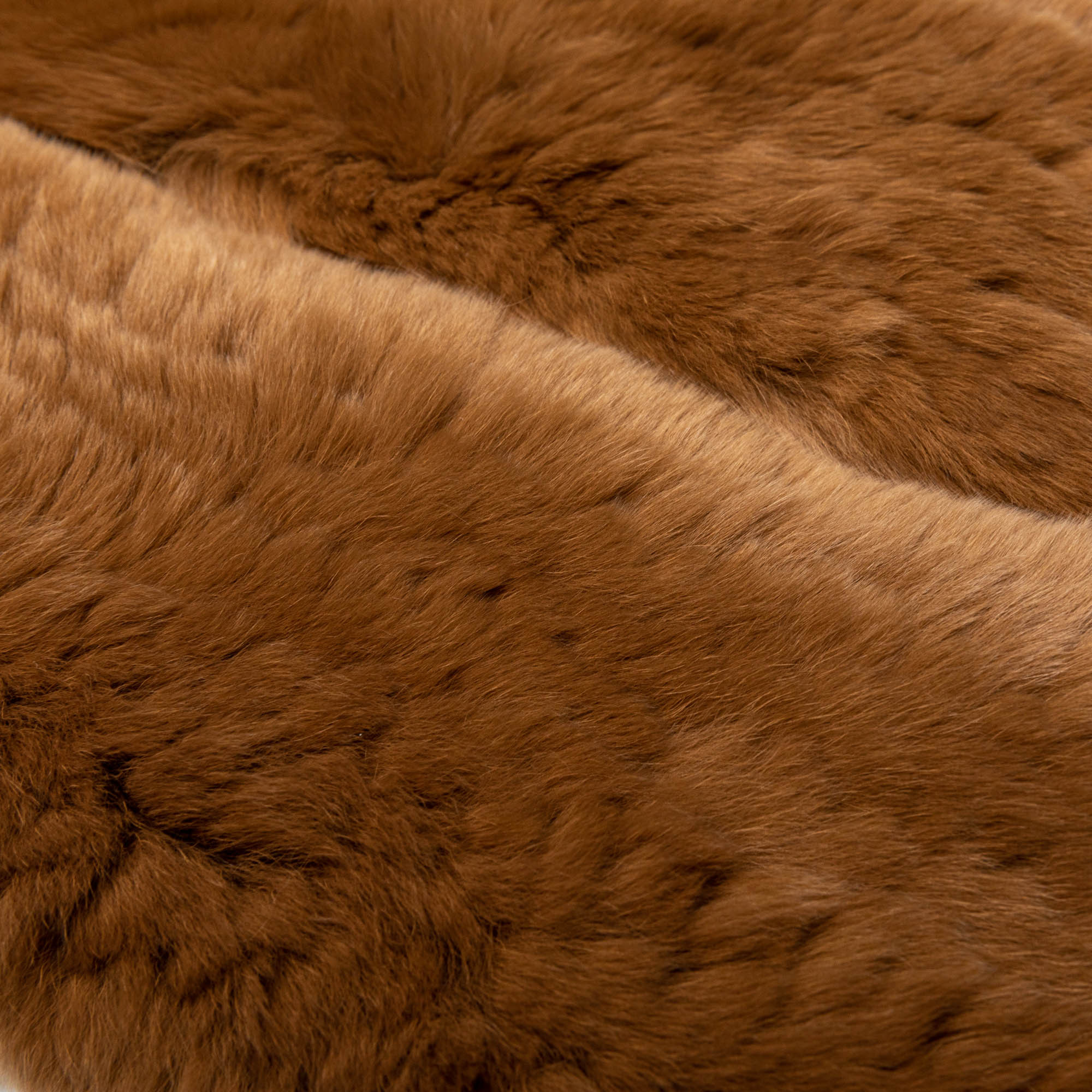 Schneiders Rabbit Fur Scarf in Hazel