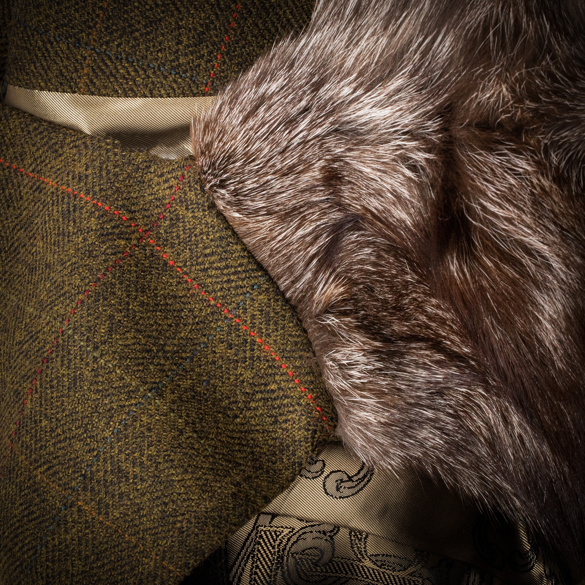 T.ba Ladies Verdi Vest in Shooting Tweed