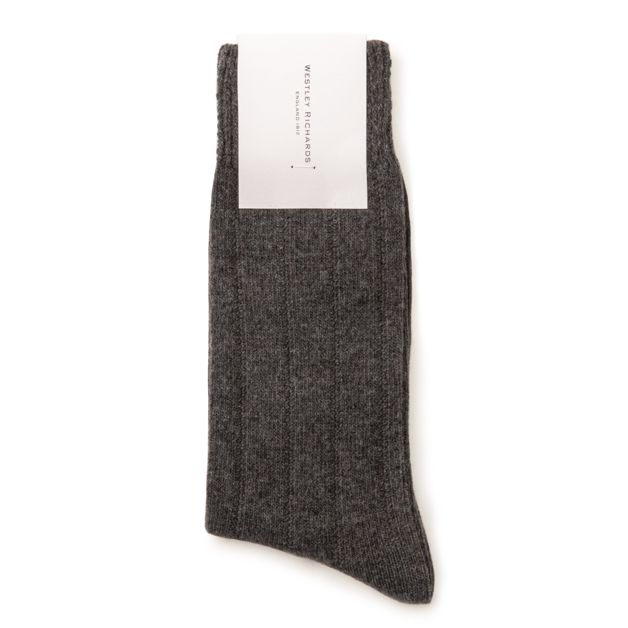 Westley Richards Cashmere & Wool Blend Boot Socks in Grey