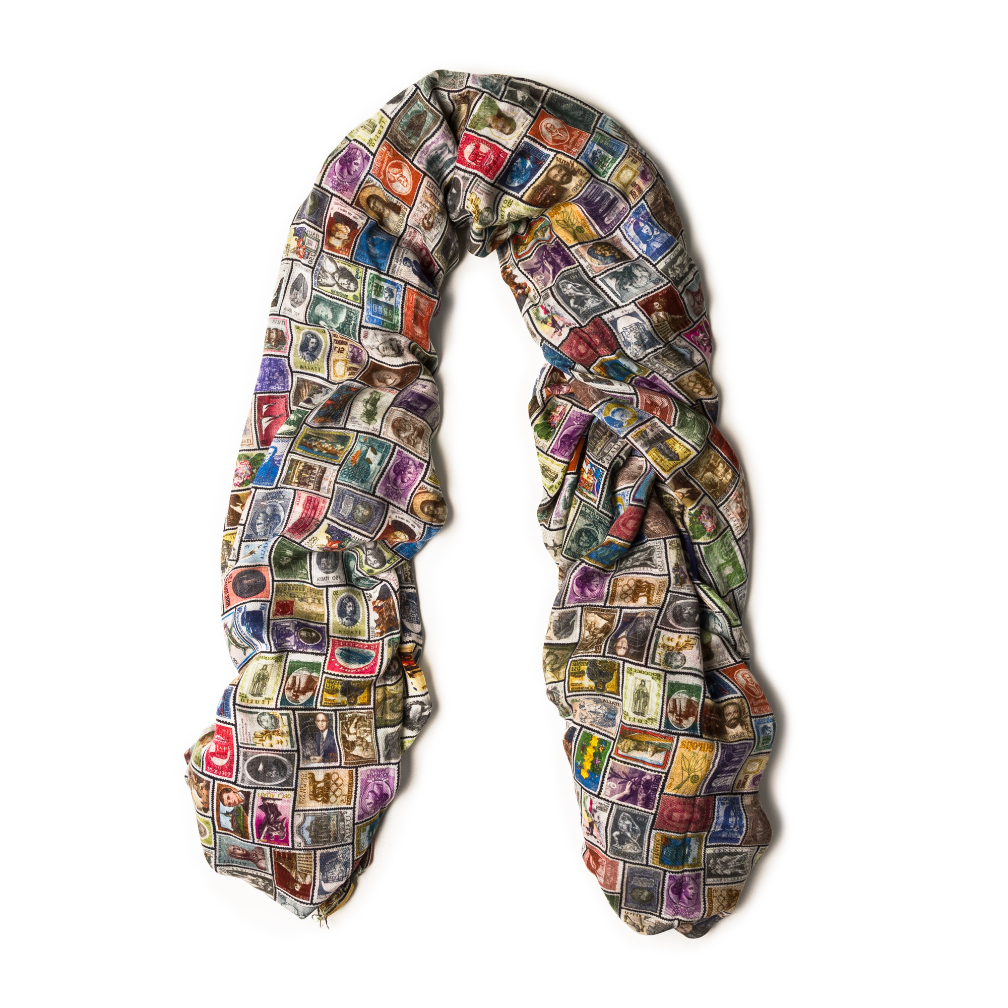 Faliero Sarti - Stamps Scarf
