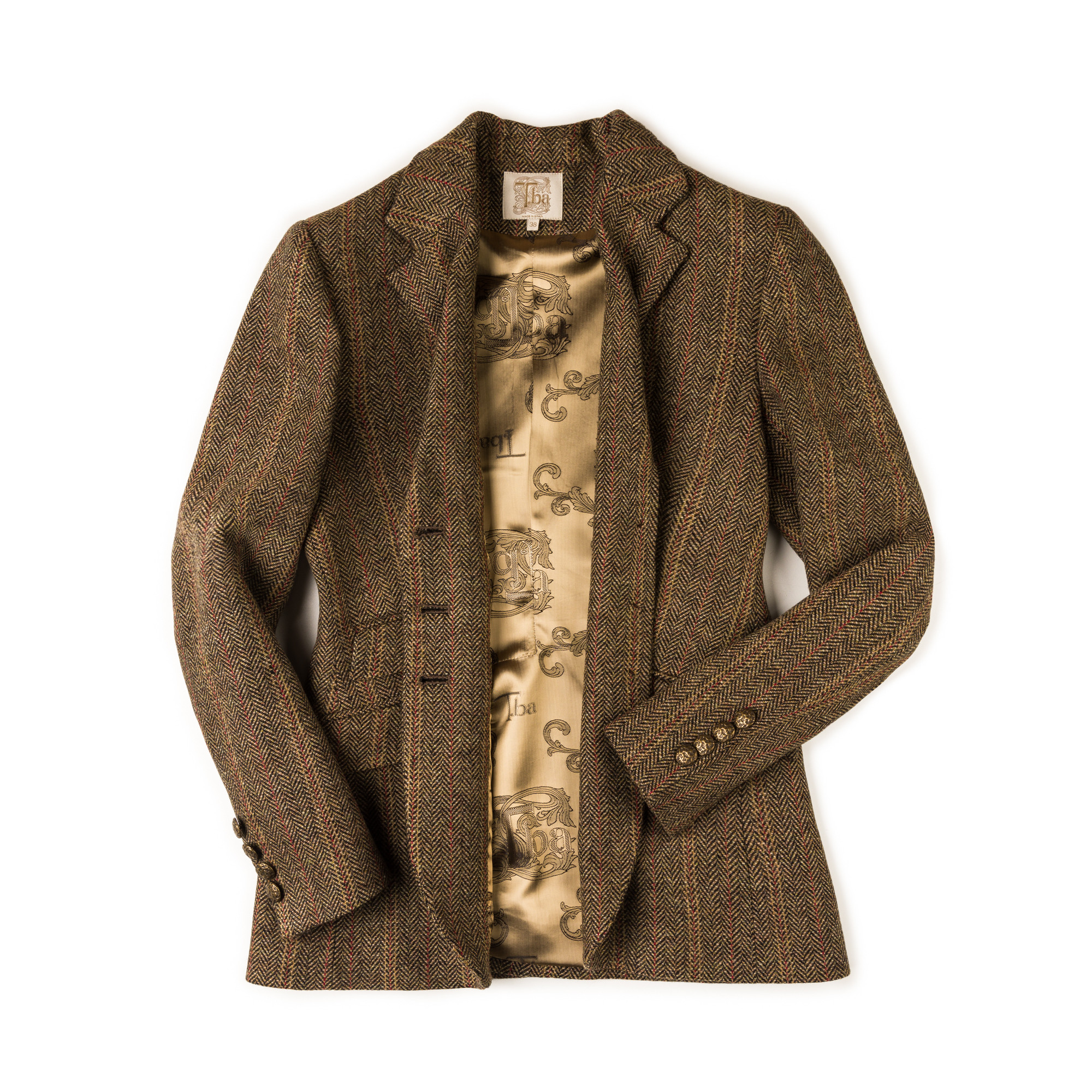 T.ba Ladies Hacking Tweed Jacket