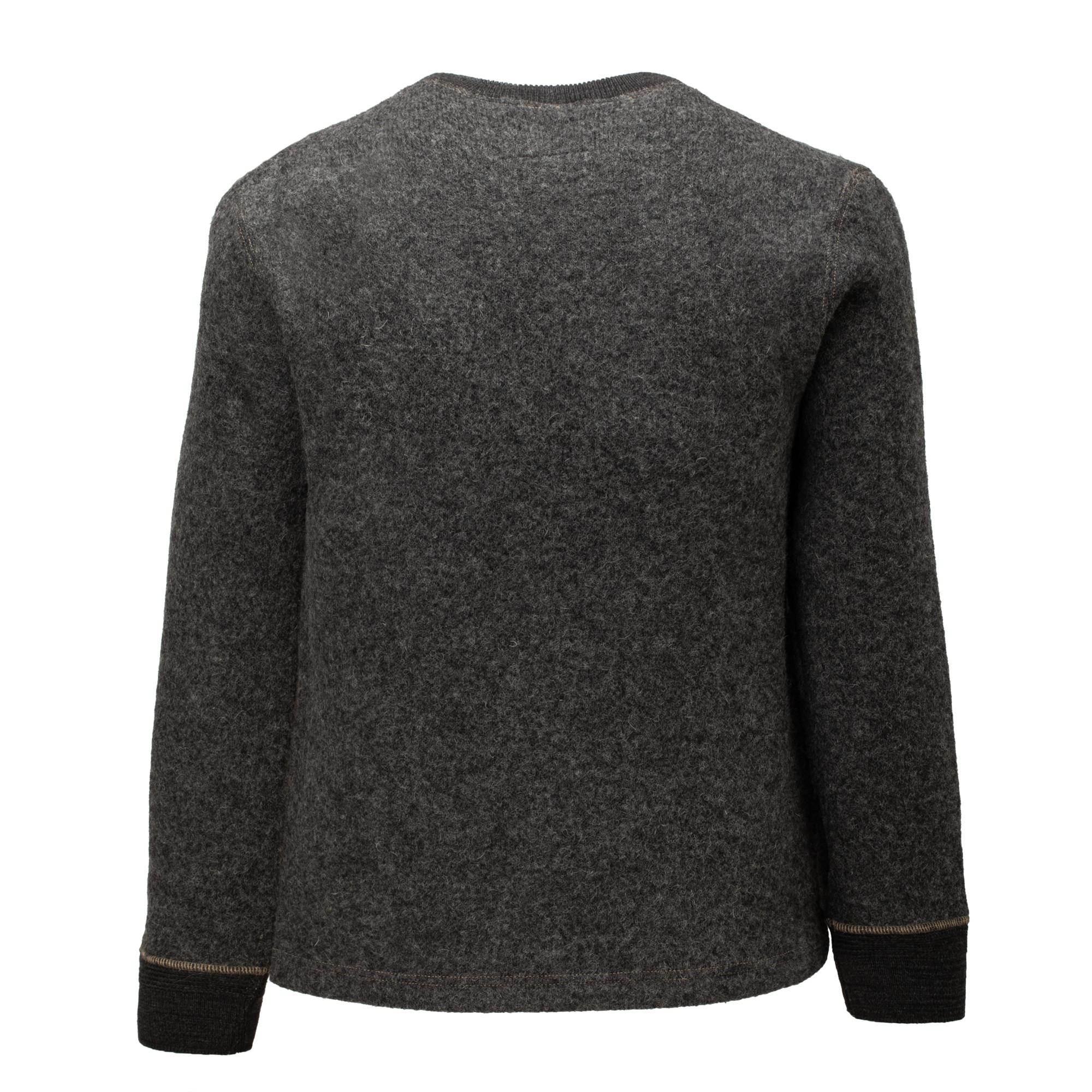 Filson Keyport Wool Crewneck in Charcoal Heather