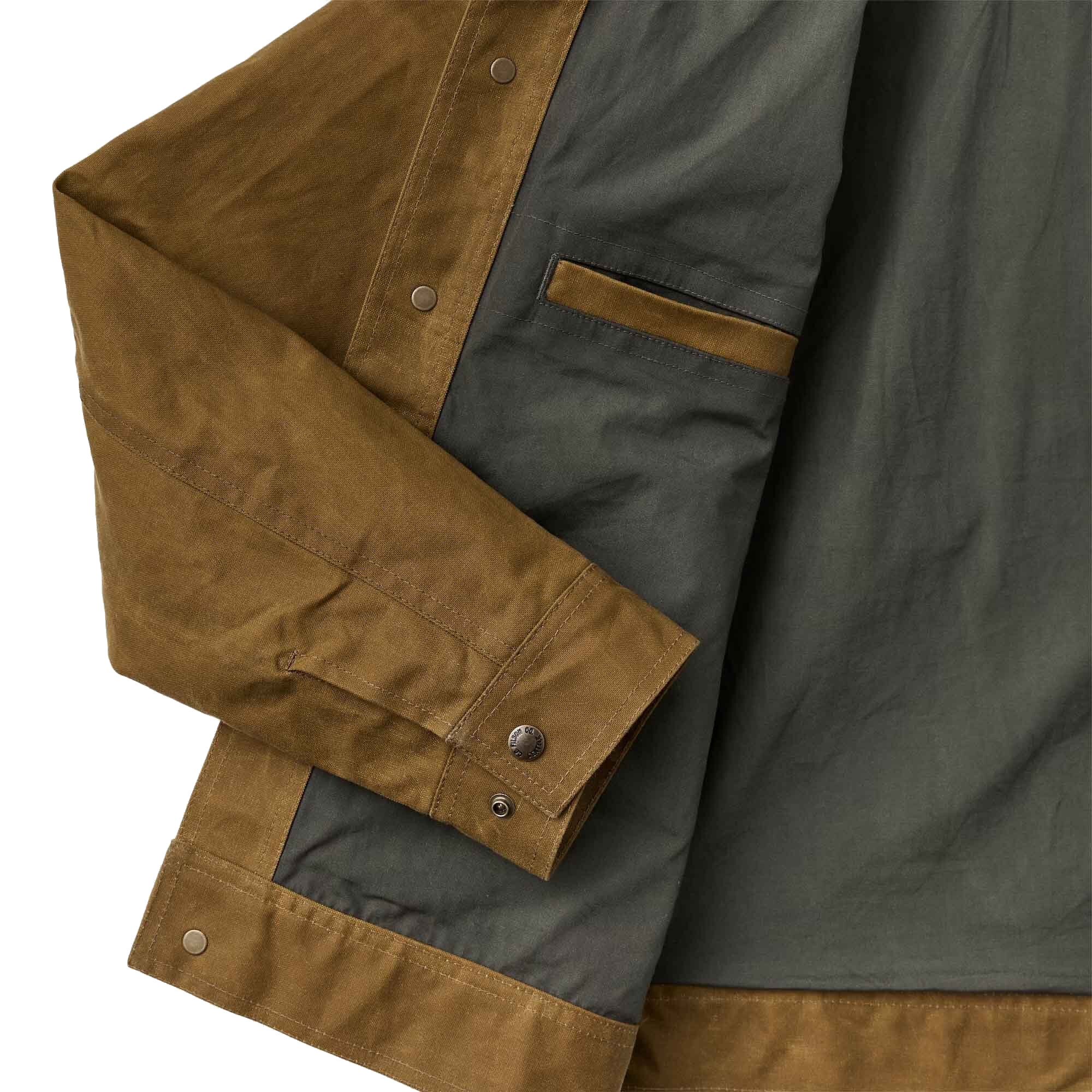 Filson Tin Cloth Work Jacket in Dark Tan