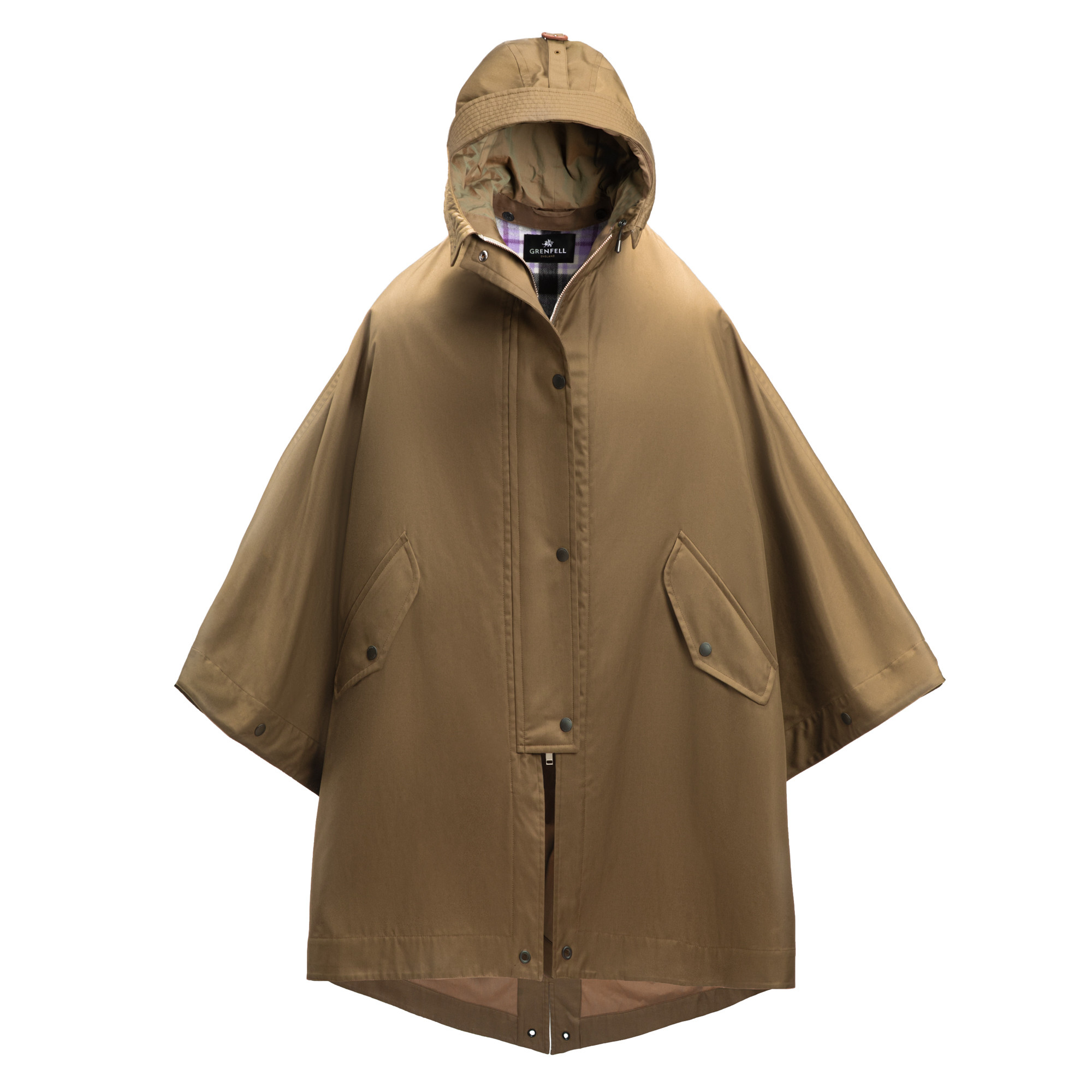 Grenfell Men's Cape with Liner in Drab