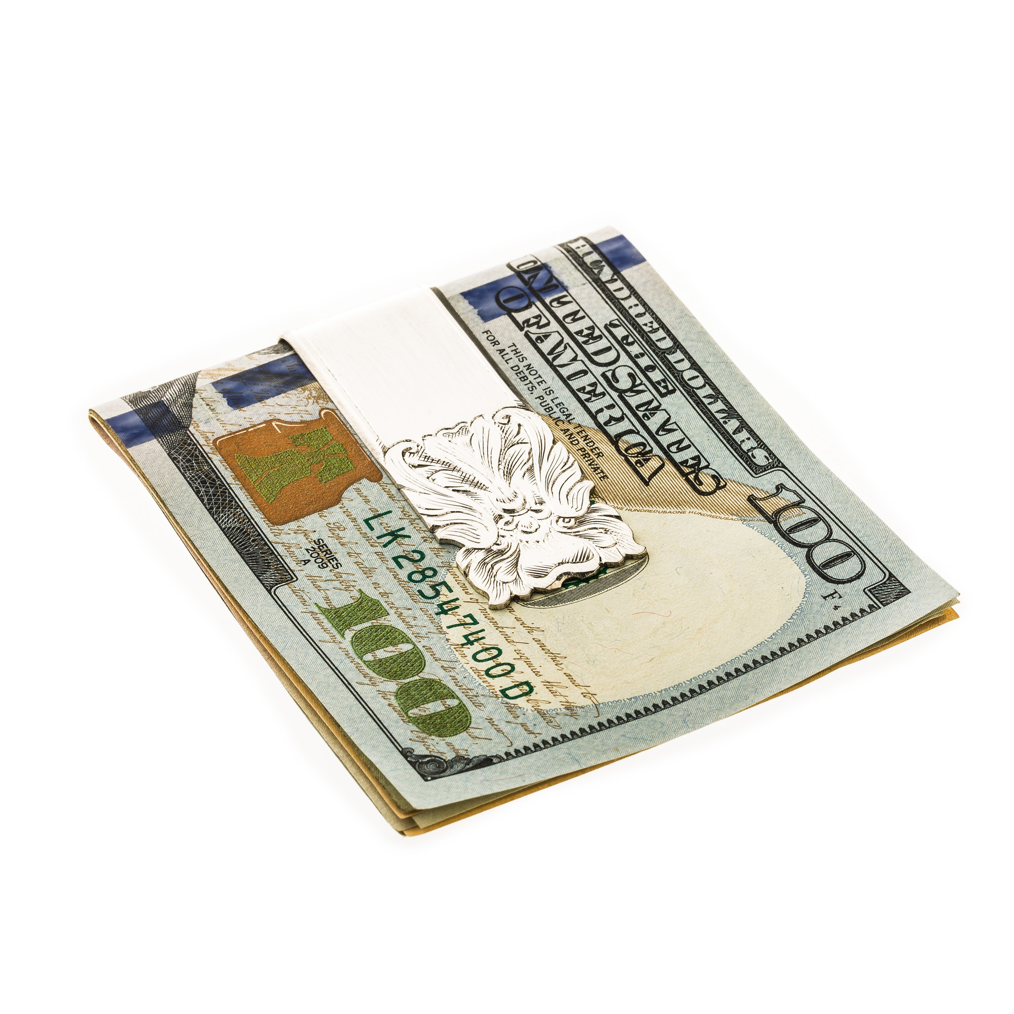 Westley Richards Ornate Swirl Money Clip