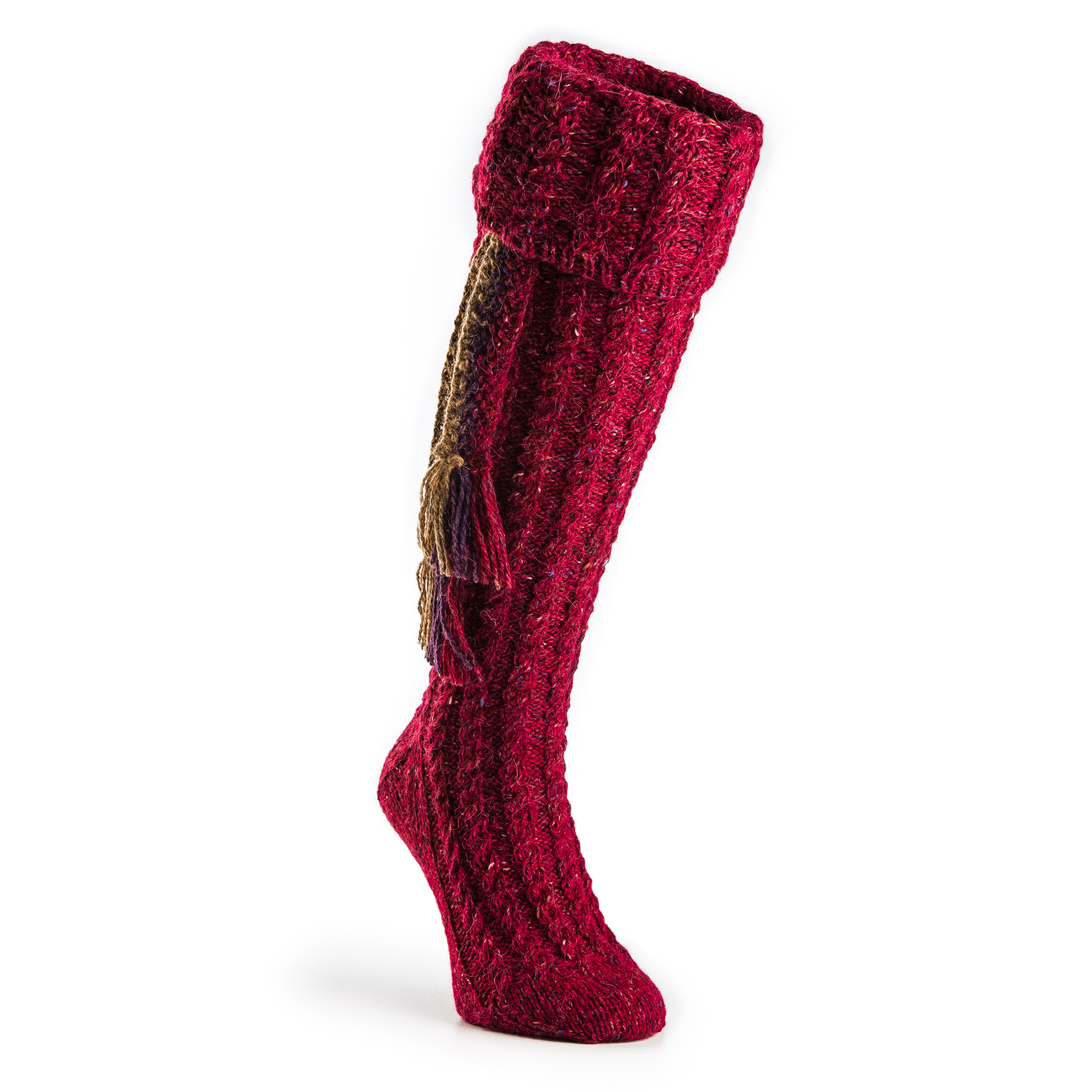 Westley Richards Chargot Shooting Sock - Rage Red