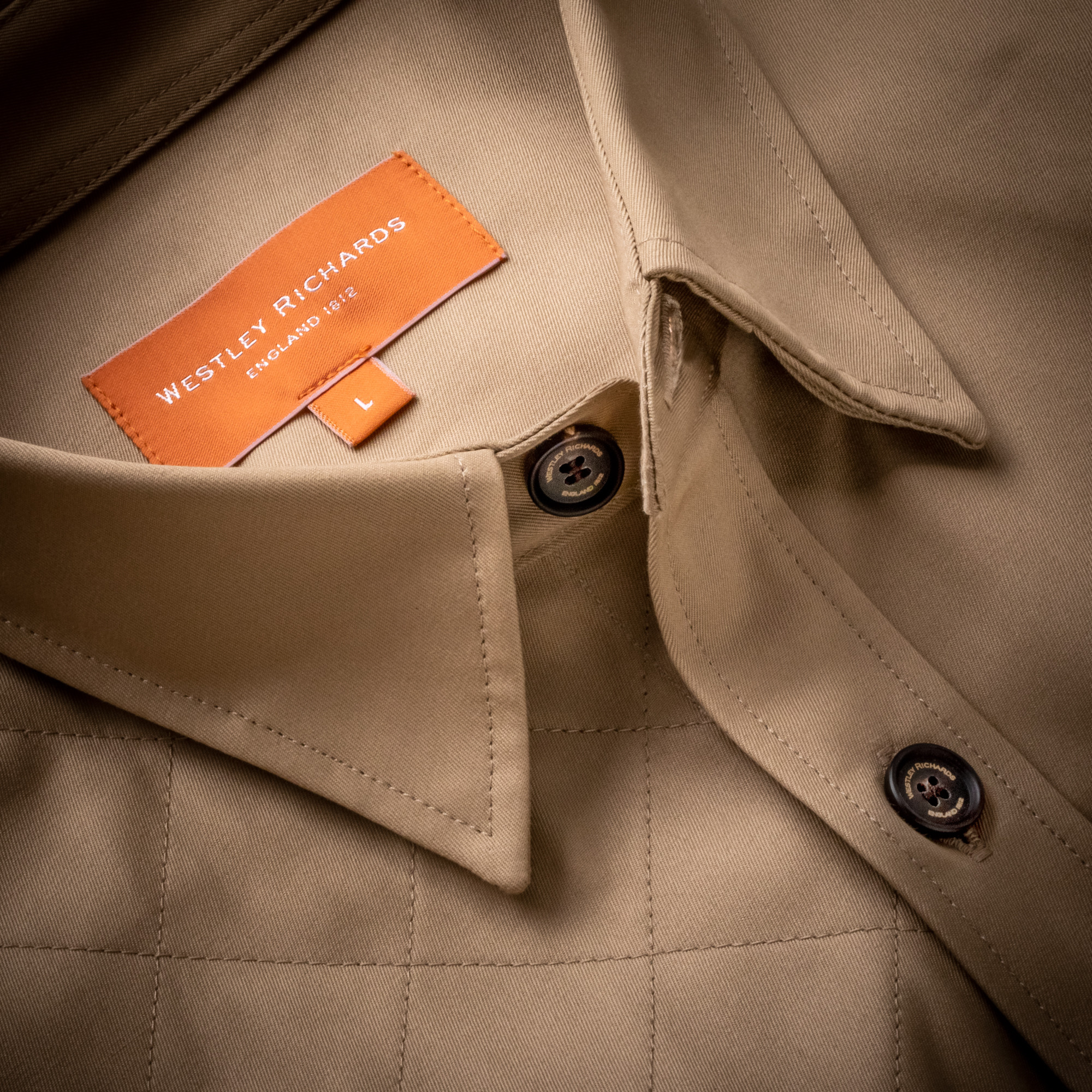 Westley Richards Ventura Shirt in Stone