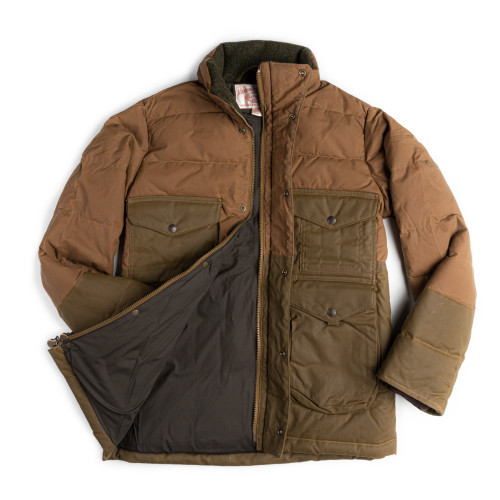 Filson Down Cruiser Jacket in Dark Tan