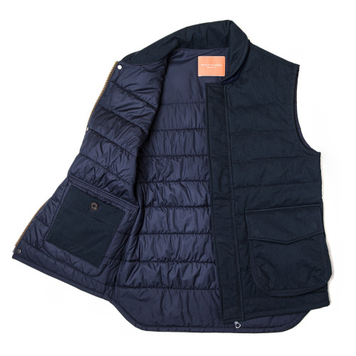 Westley Richards Pathfinder Quilted Gilet in Midnight