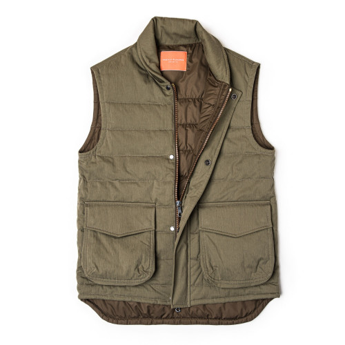 Westley Richards Pathfinder Quilted Gilet in Hunter Green