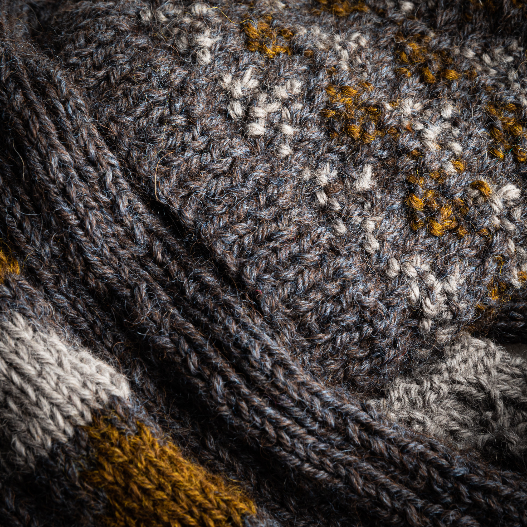 Westley Richards Whitfield Shooting Sock in Steel Blue / Light Grey