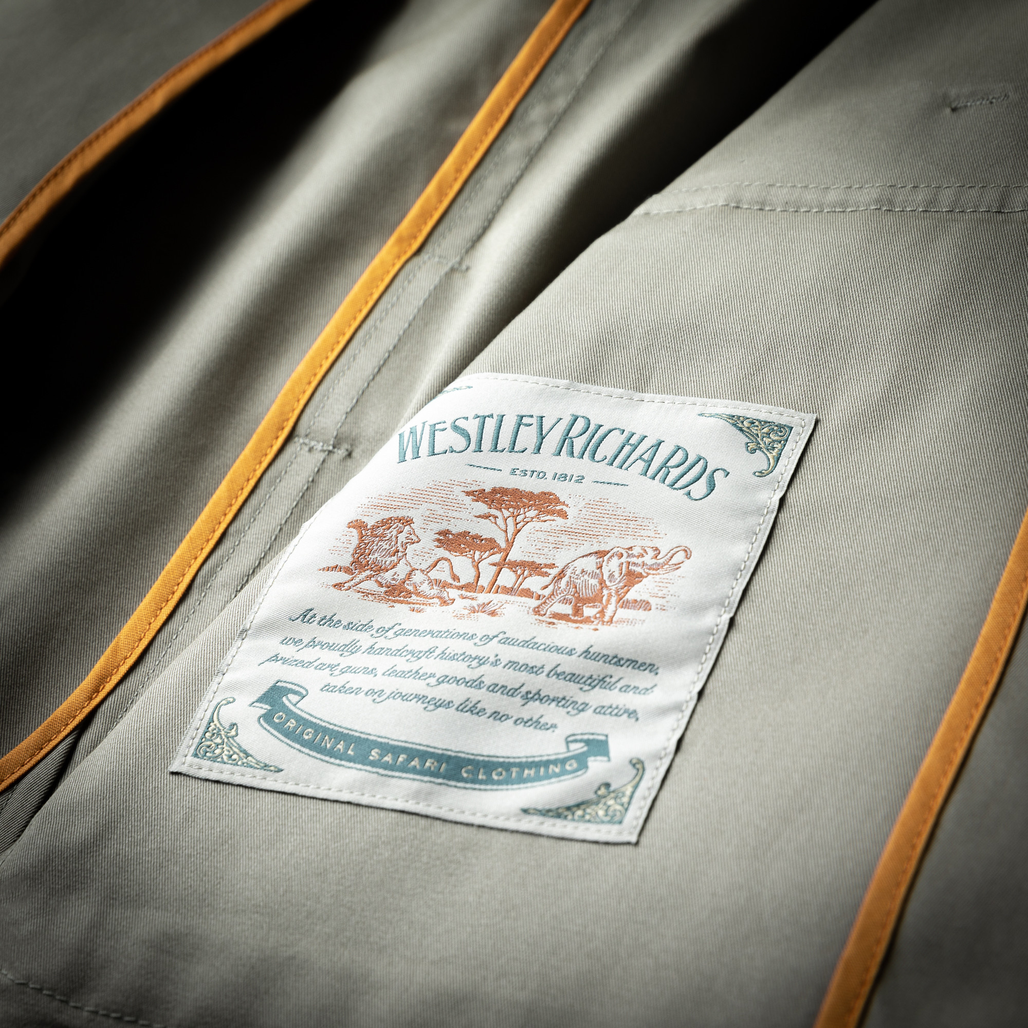 Westley Richards Oswell Jacket in Stone