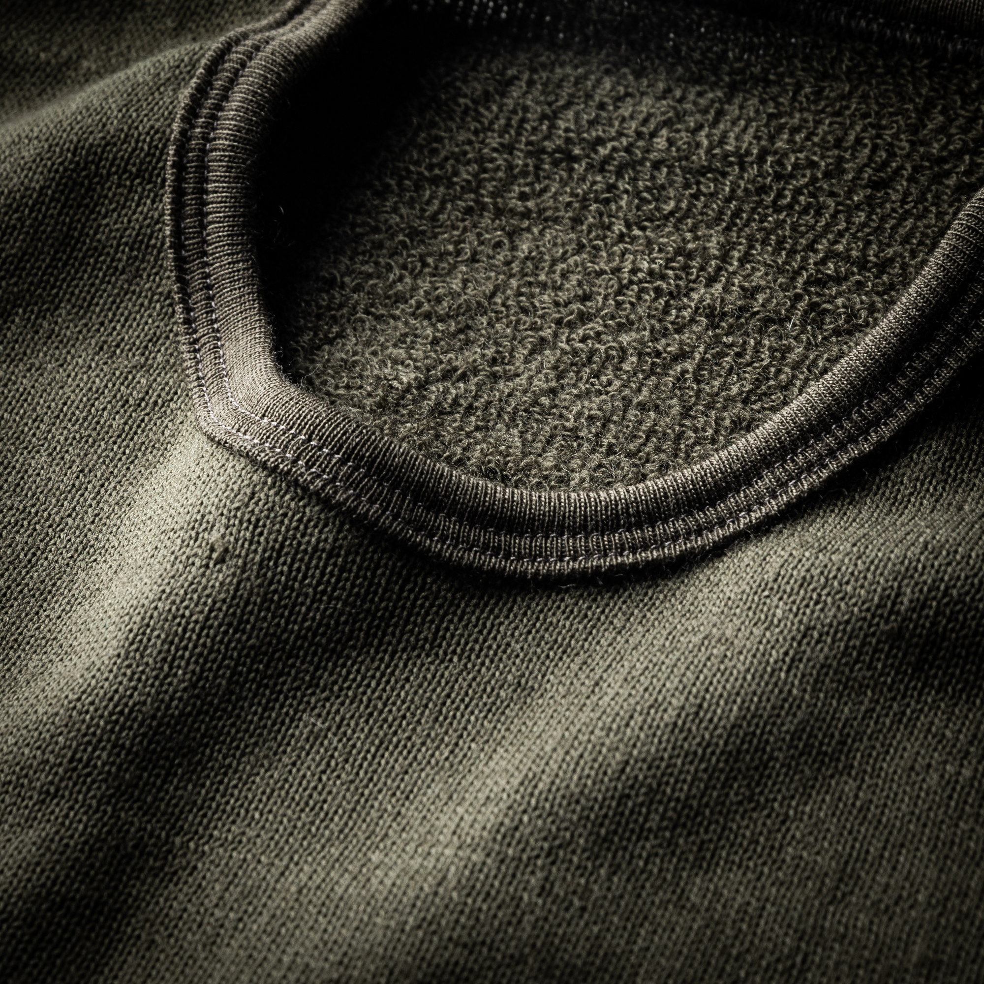 Woolpower Crewneck 200 in Pine Green