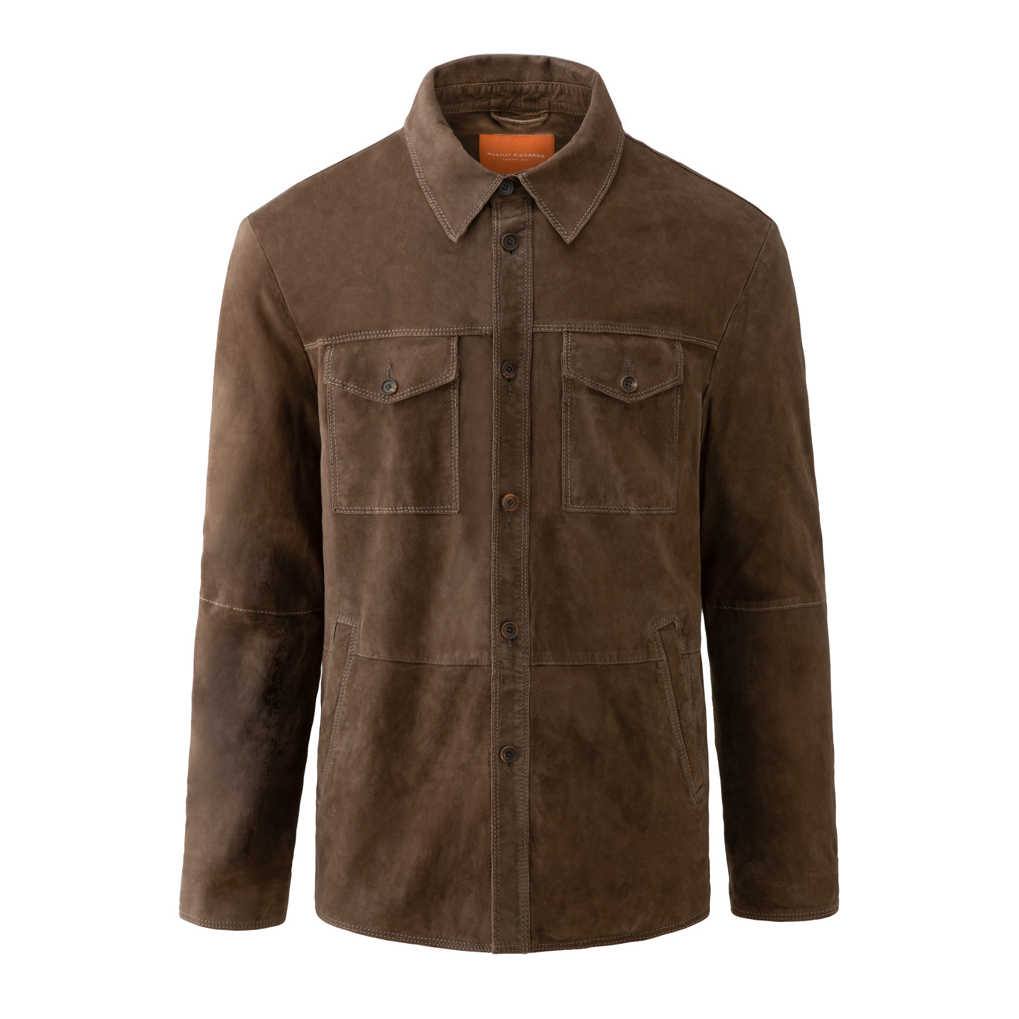 Westley Richards Dinesen Suede Shirt Jacket