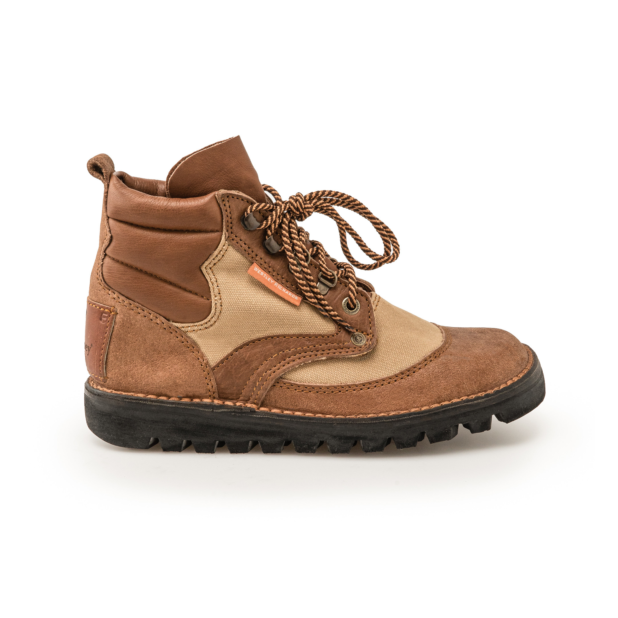 Courteney Selous Boot Canvas & Buffalo Hide