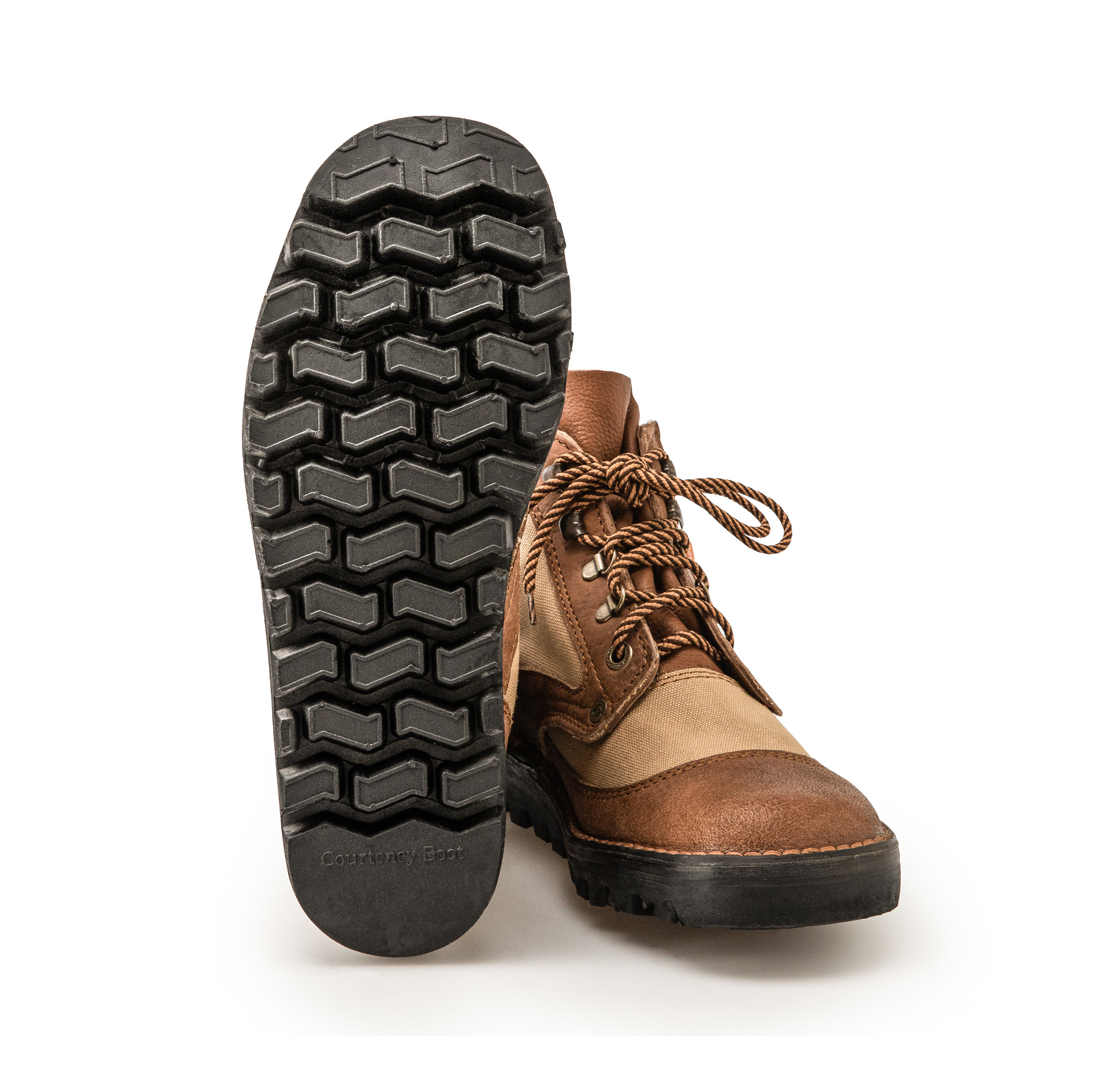 Courteney Selous Boot Canvas & Buffalo Hide