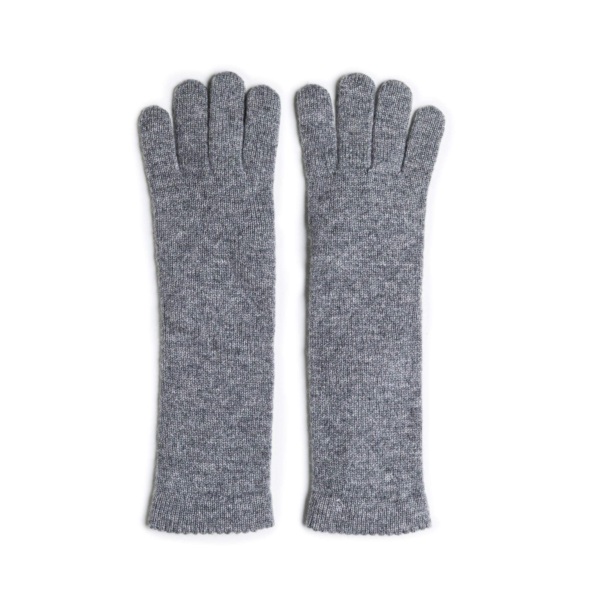 Inverni - Ladies Cashmere and Leather Gloves - Graphite