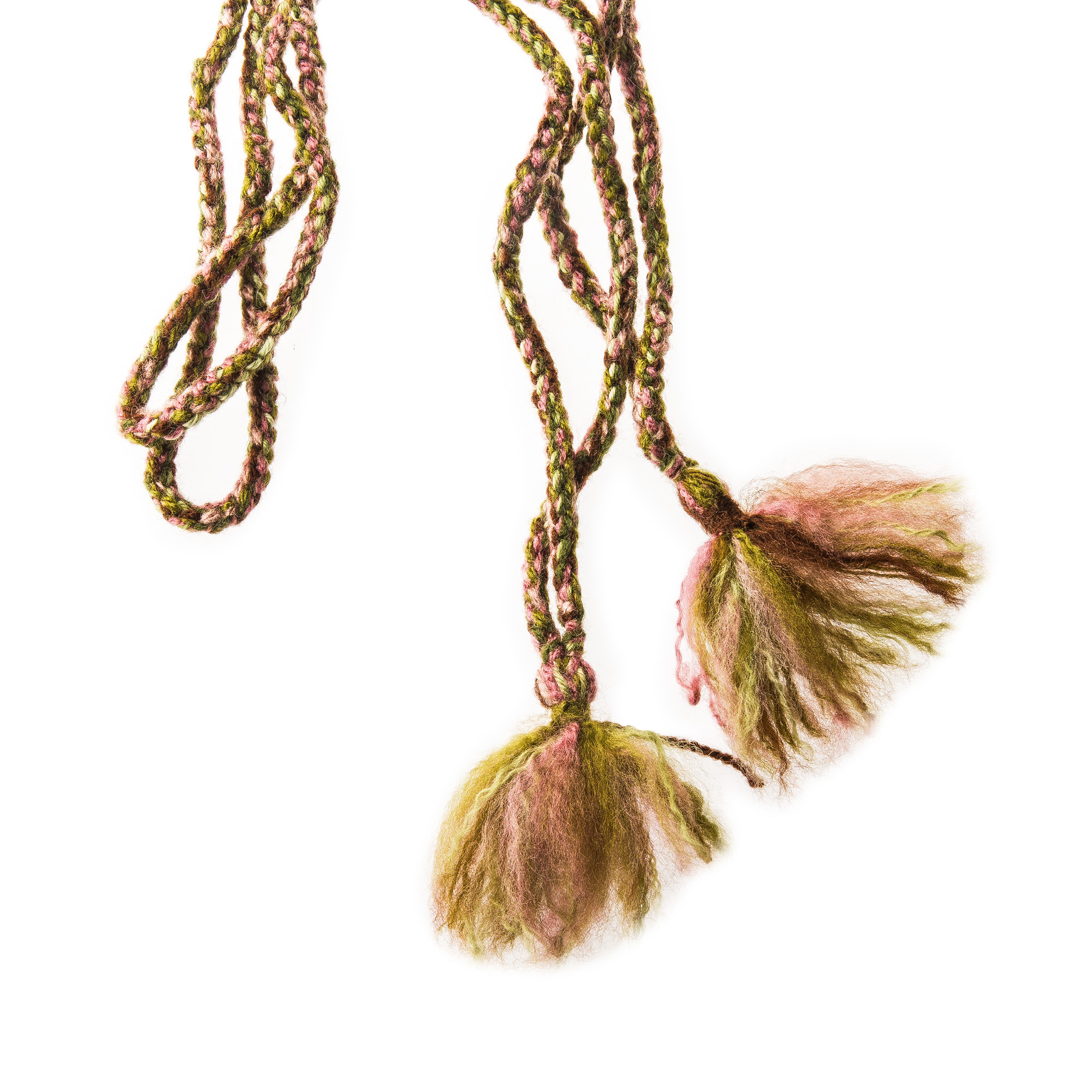 T.ba Handmade Wool Garters - Lilac & Moss