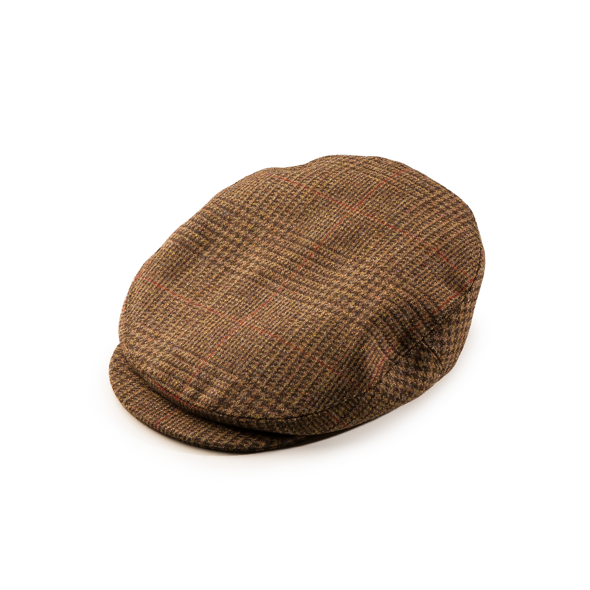 Westley Richards Bond Tweed Cap - Prince of Wales - Brown