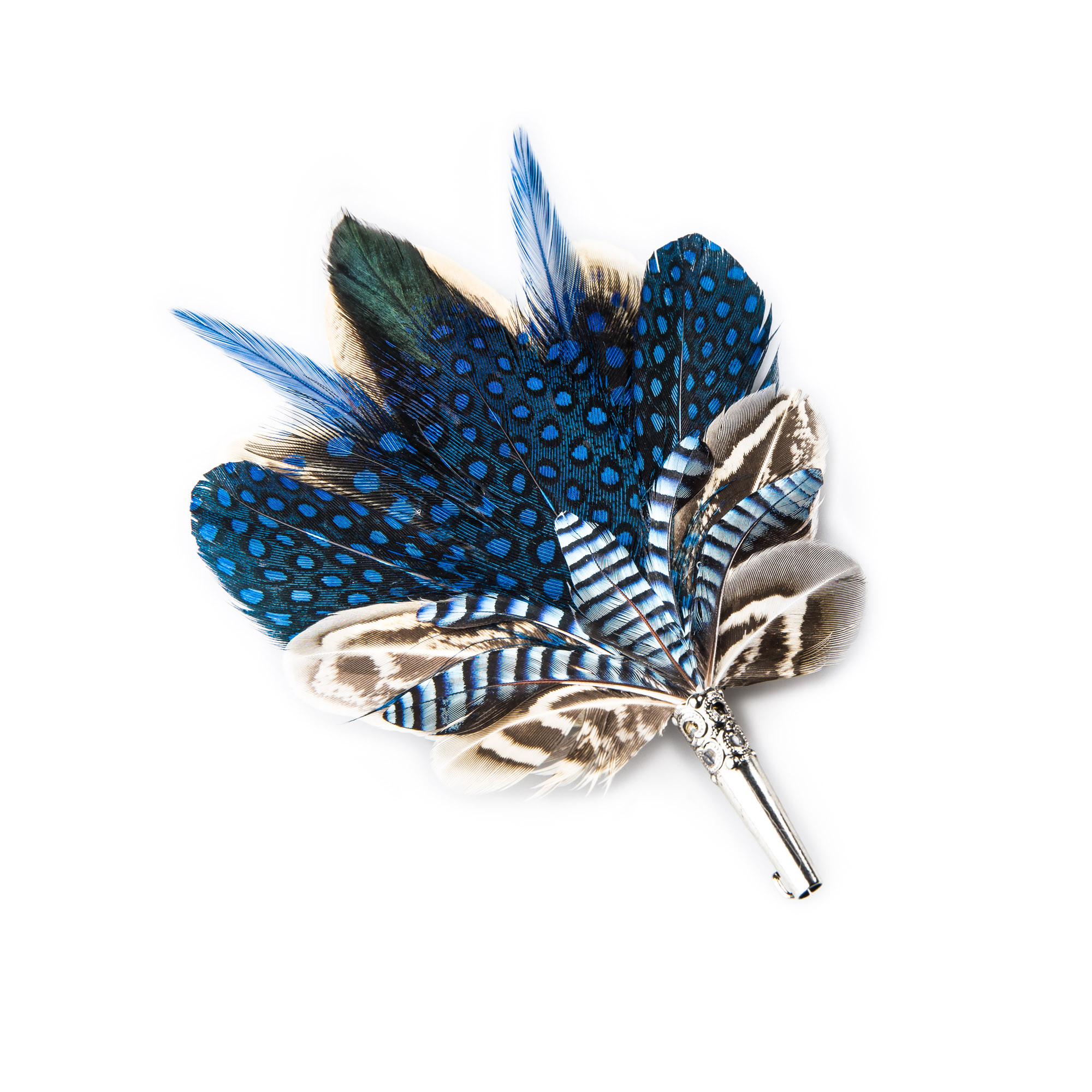 Blue Feather Pin