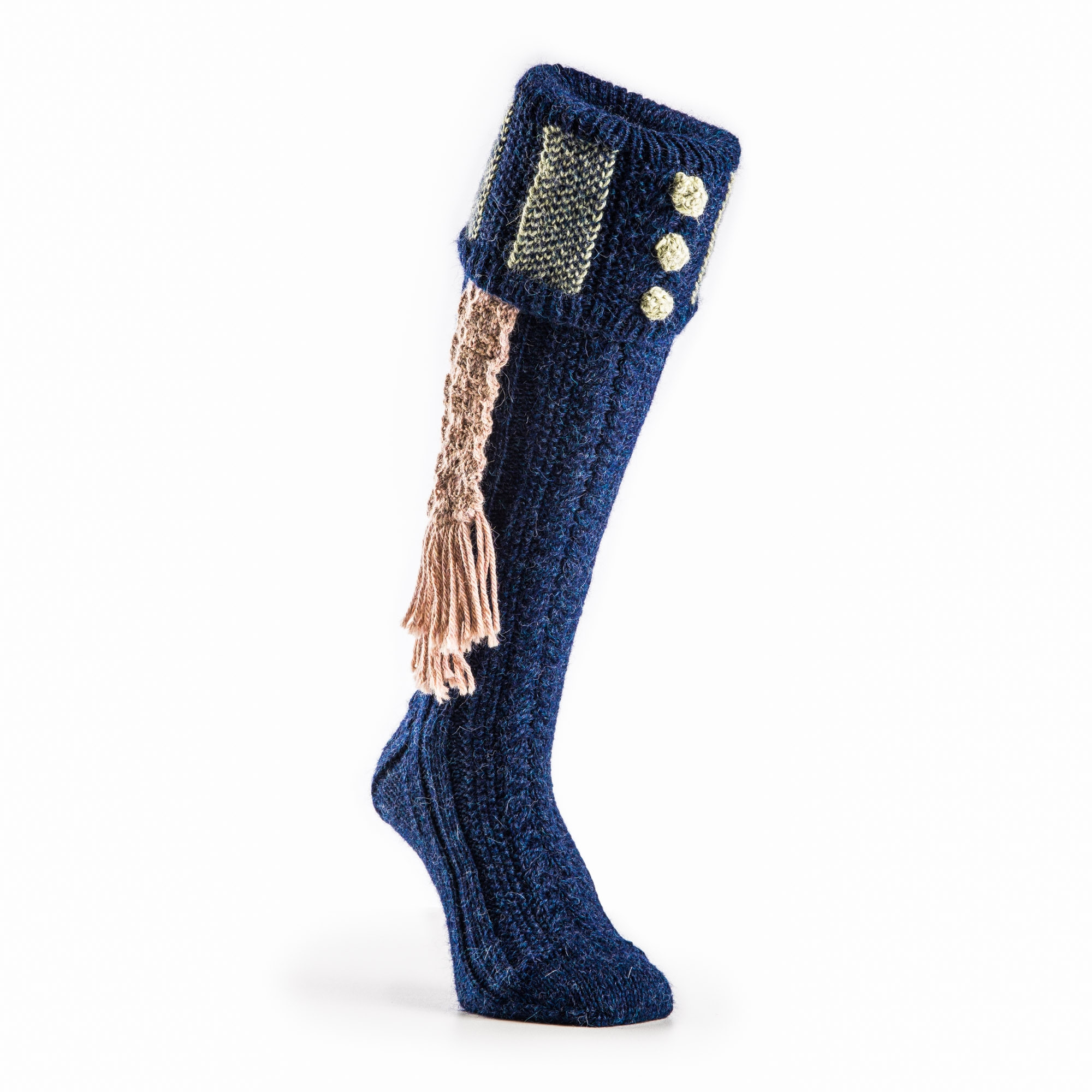 Westley Richards Vaynor Shooting Sock in Royal Blue
