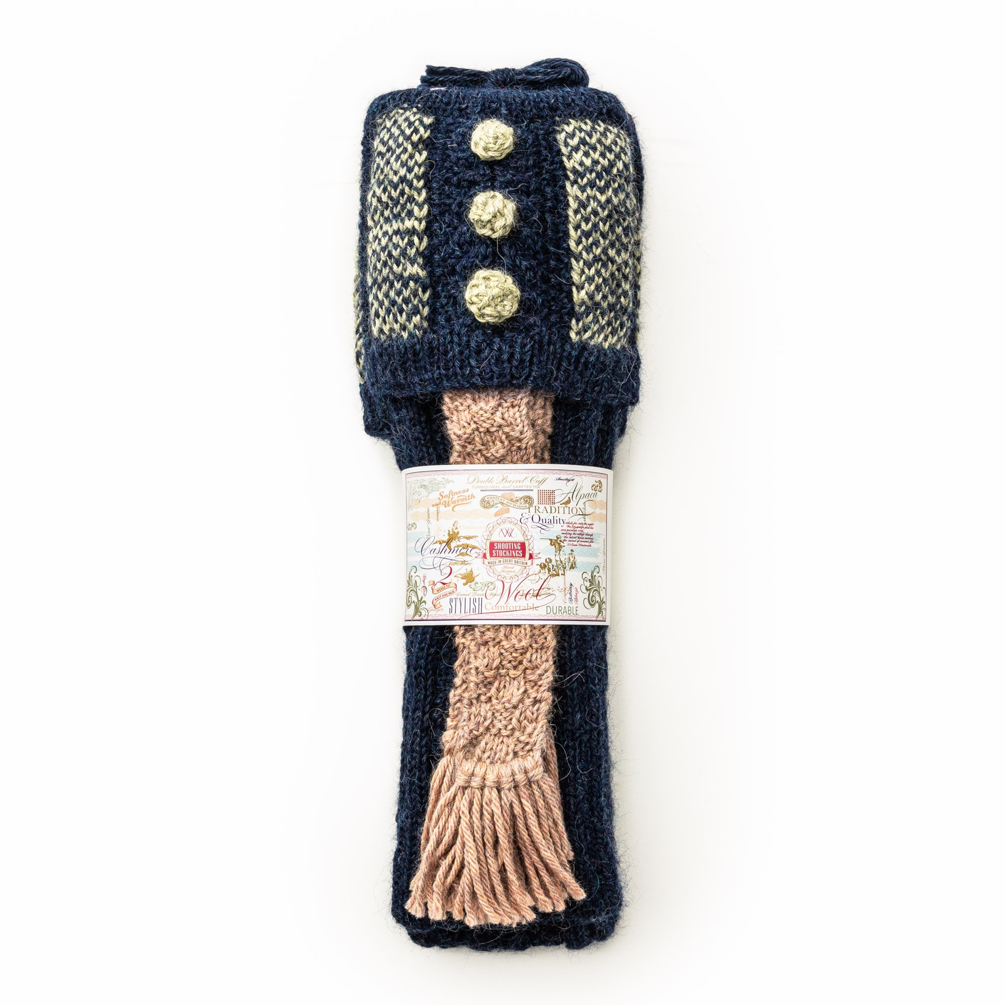 Westley Richards Vaynor Shooting Sock in Royal Blue