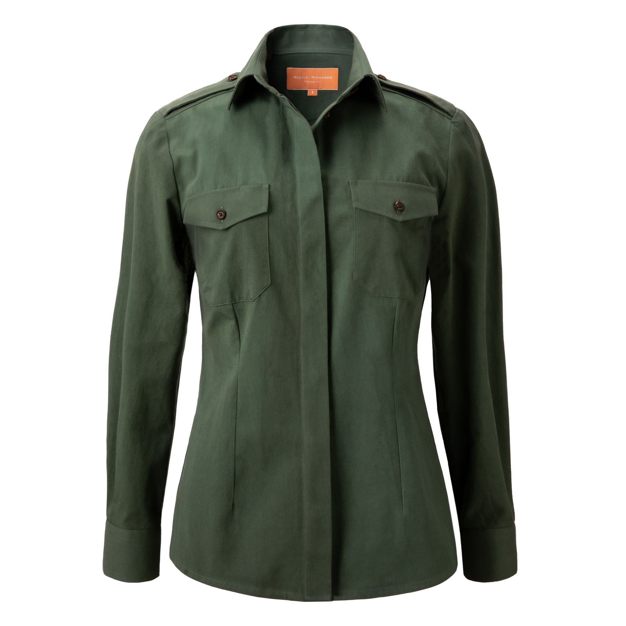 Westley Richards Ladies Safari Shirt in Marula Green