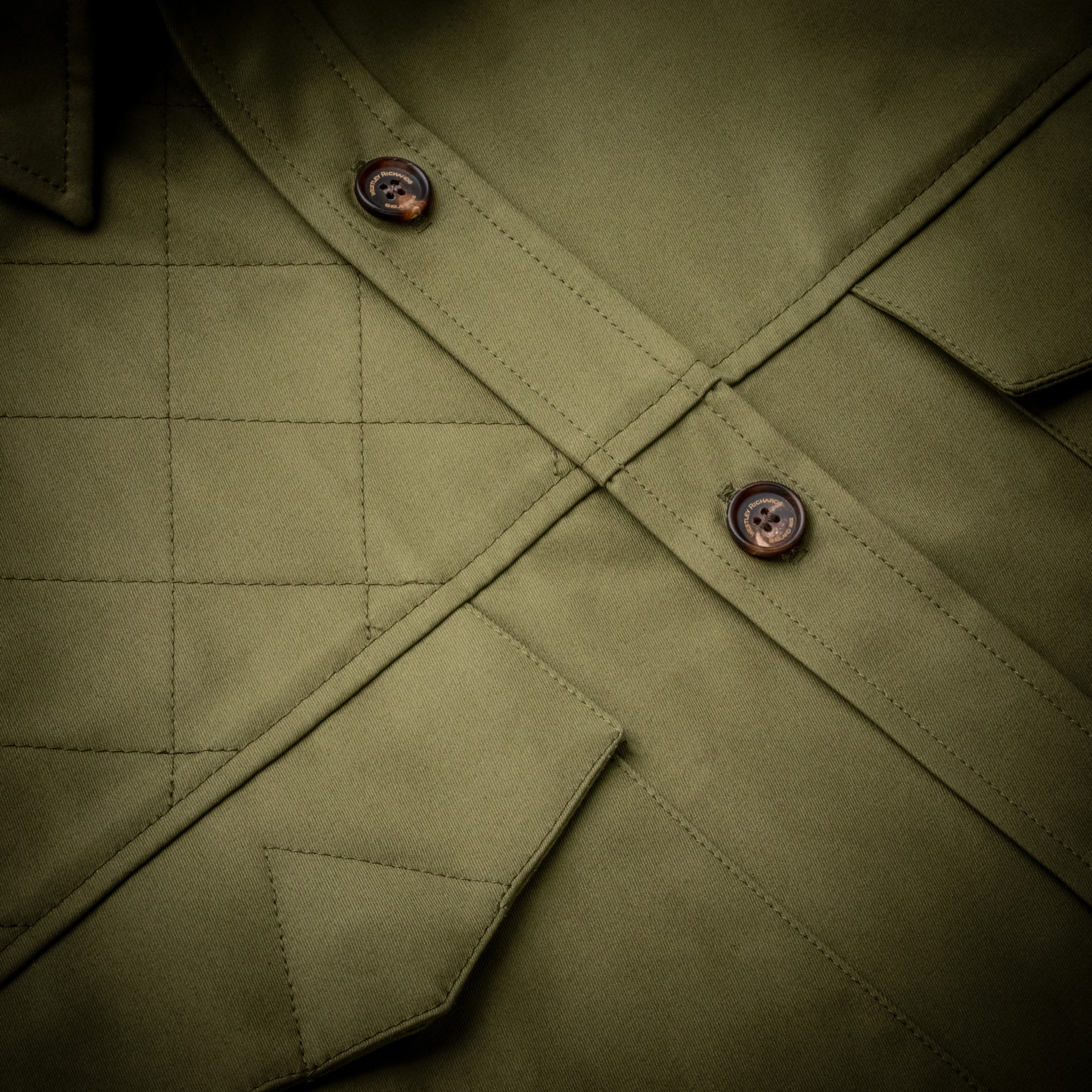 Westley Richards Ventura Shirt in Plains Green