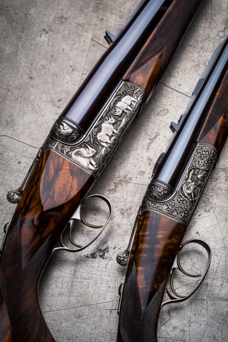 Westley Richards | Hand detachable lock (droplock) double rifle - New Guns